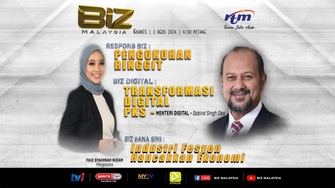 #LIVE BIZ MALAYSIA EDISI 1 OGOS 2024 (KHAMIS) - PENGUKUHAN RINGGIT - YouTube