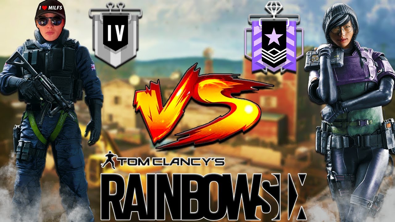 CAN A SILVER PLAYER BEAT A DIAMOND PLAYER ?!?! R6 1V1'ING SUBSCRIBERS ...