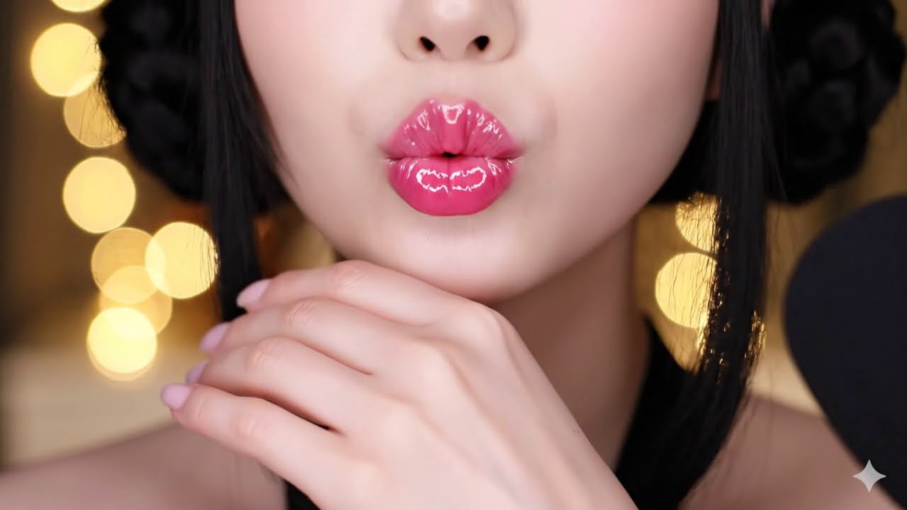ASMR Kisses by 'Zoey ' from 'Kpop Demon Hunters' Close Up and Soothing ...