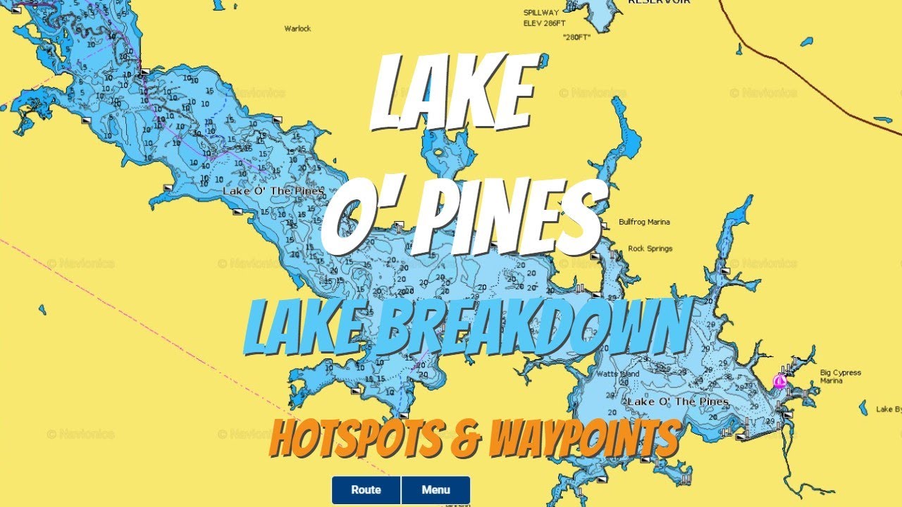 Lake O Pines Final Offshore Breakdown - Find the Bass Fast Using these ...