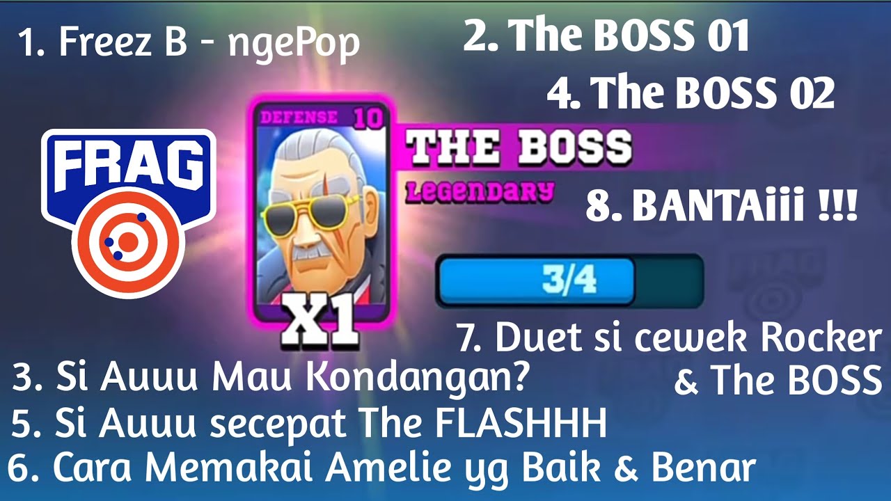 Frag 2020 The BOSS (Frag 2020 How To Get The BOSS) - YouTube