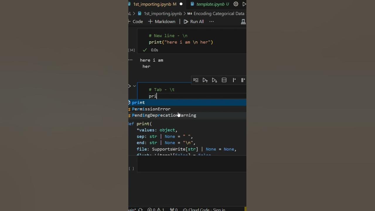 Python Escape Sequence under a Minute. - YouTube