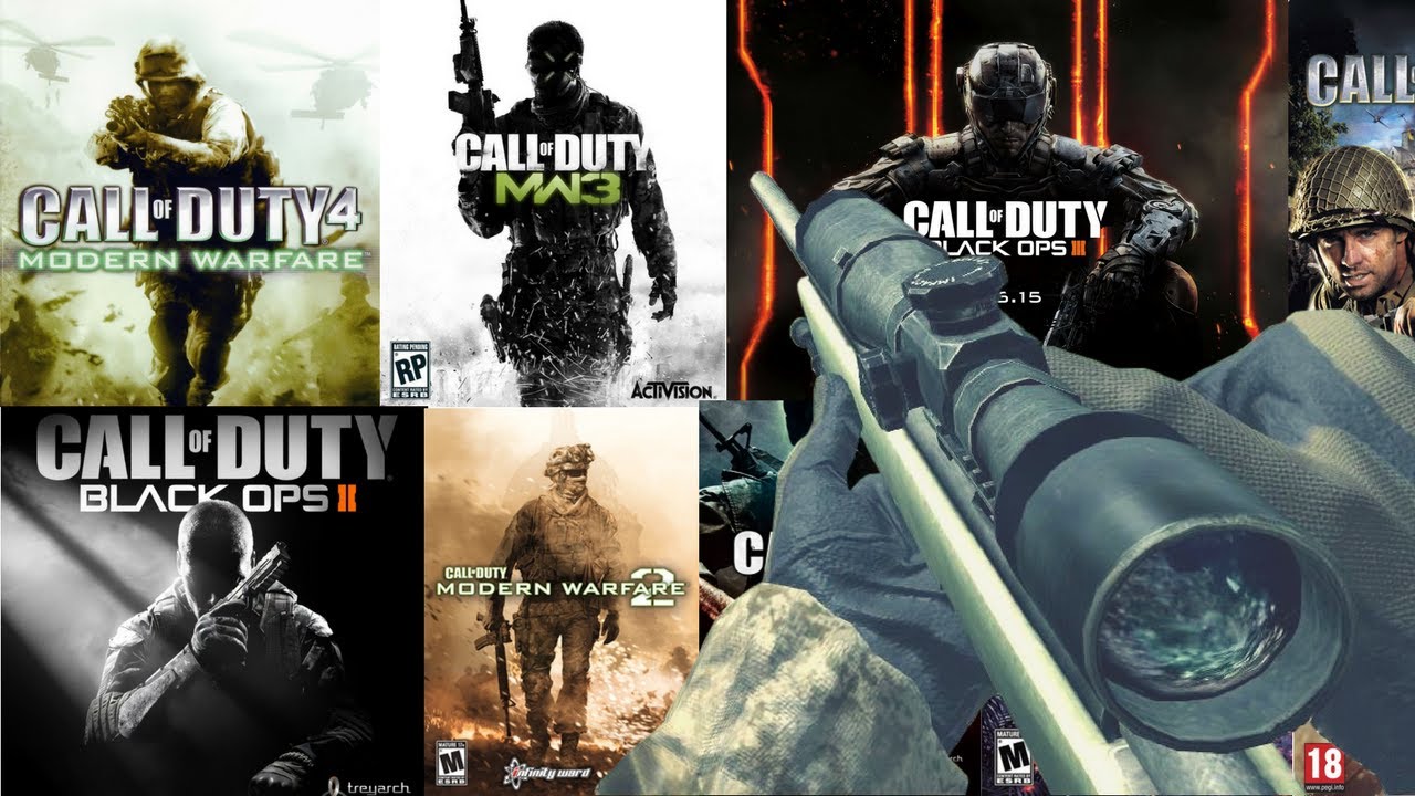 Trickshot on EVERY Call of Duty Game EVER MADE - YouTube