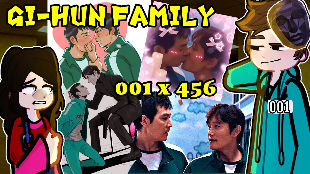 GI-HUN’S FAMILY SQUID GAME react to 001 x 456 / GI HUN X FRONTMAN 🦑🎯💸 ...