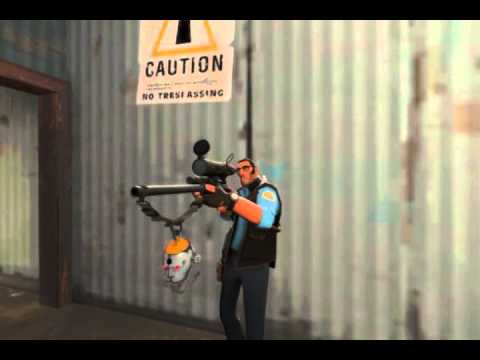 TF2 : Silver Botkiller Sniper Rifle in 2Fort - YouTube