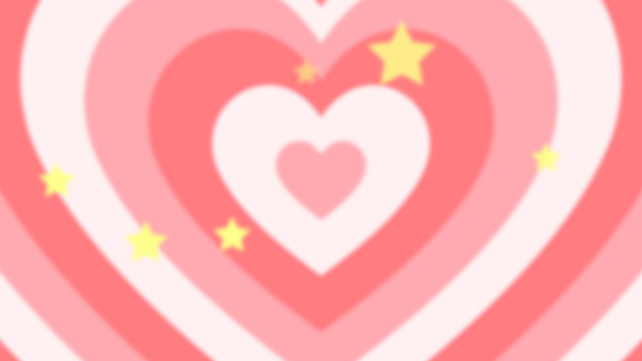 4K 1 Hour Pink Aura Heart Loop Background Video Screen Screensaver ...
