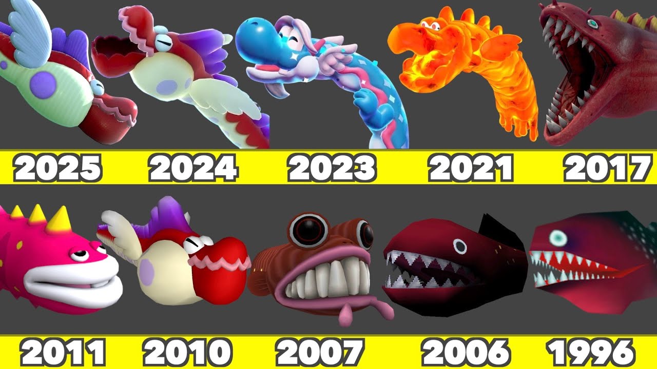 Evolution of Eels Game Graphics In Nintendo Games (1996-2025) - YouTube
