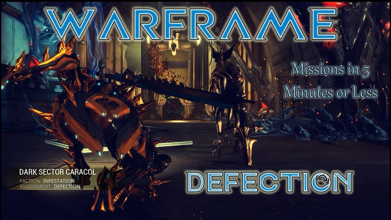 Warframe Missions in 5 Minutes or Less - Defection - YouTube