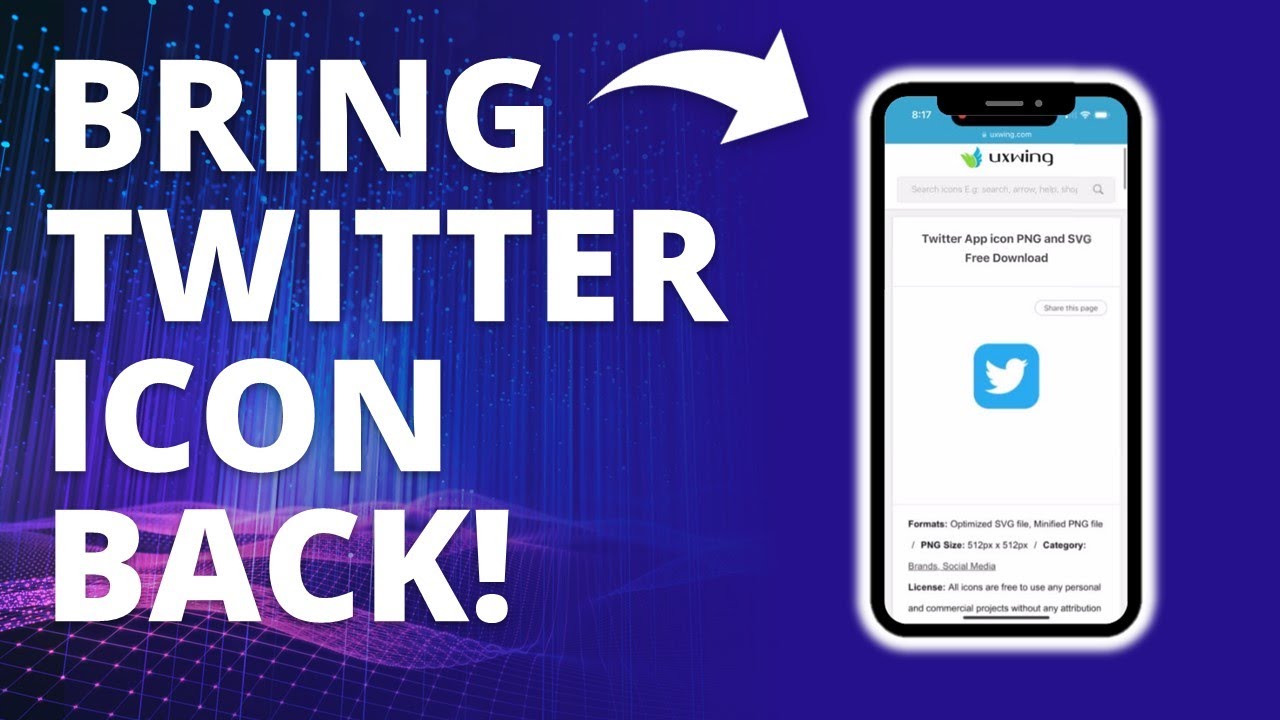 How to Get Your Twitter Logo Back! 📲 [IPHONE TRICKS!] - YouTube