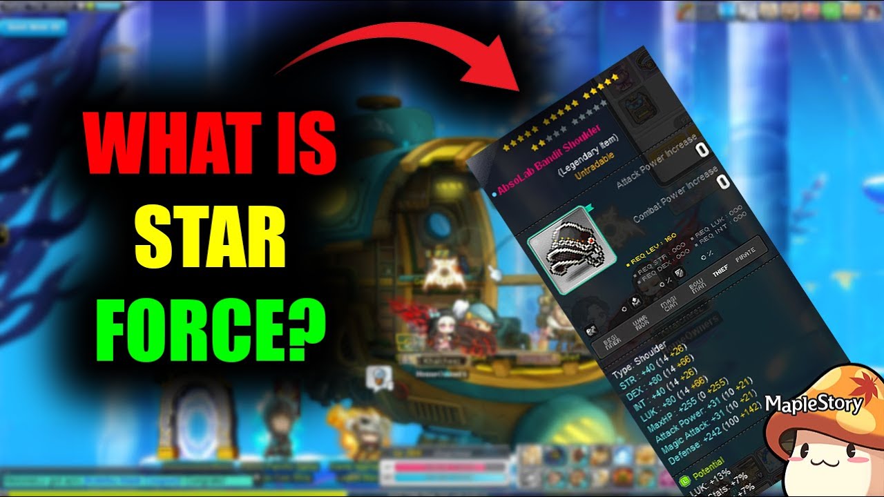 [Maplestory] WHAT IS STAR FORCE? How do you star force? - Beginners ...
