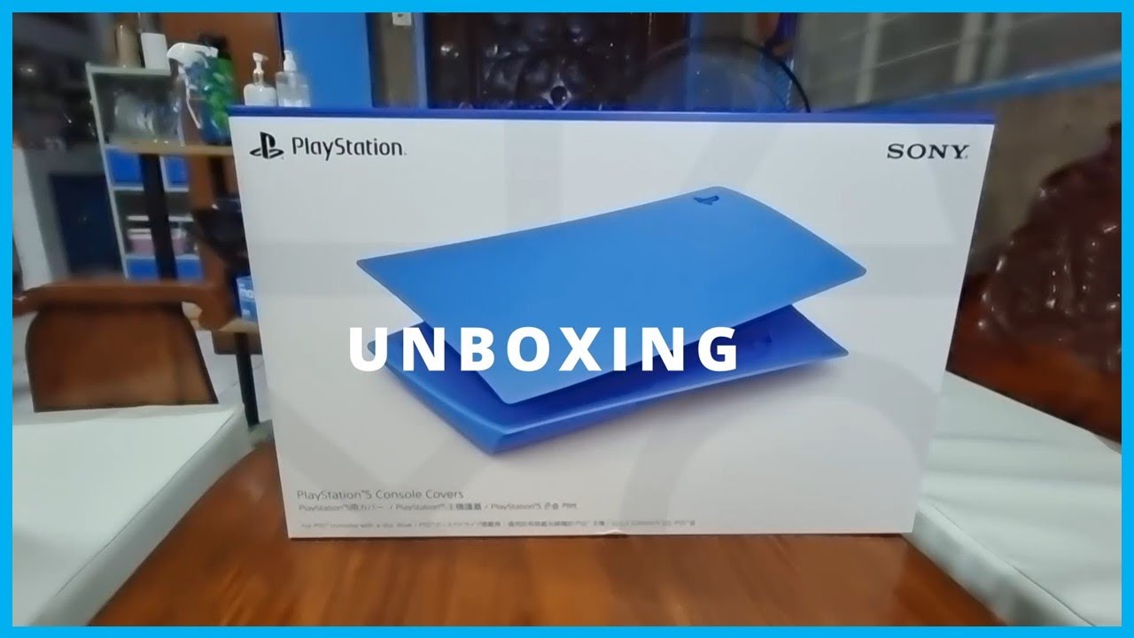 Unboxing and Installation | PS5 | Starlight Blue Console Cover - YouTube