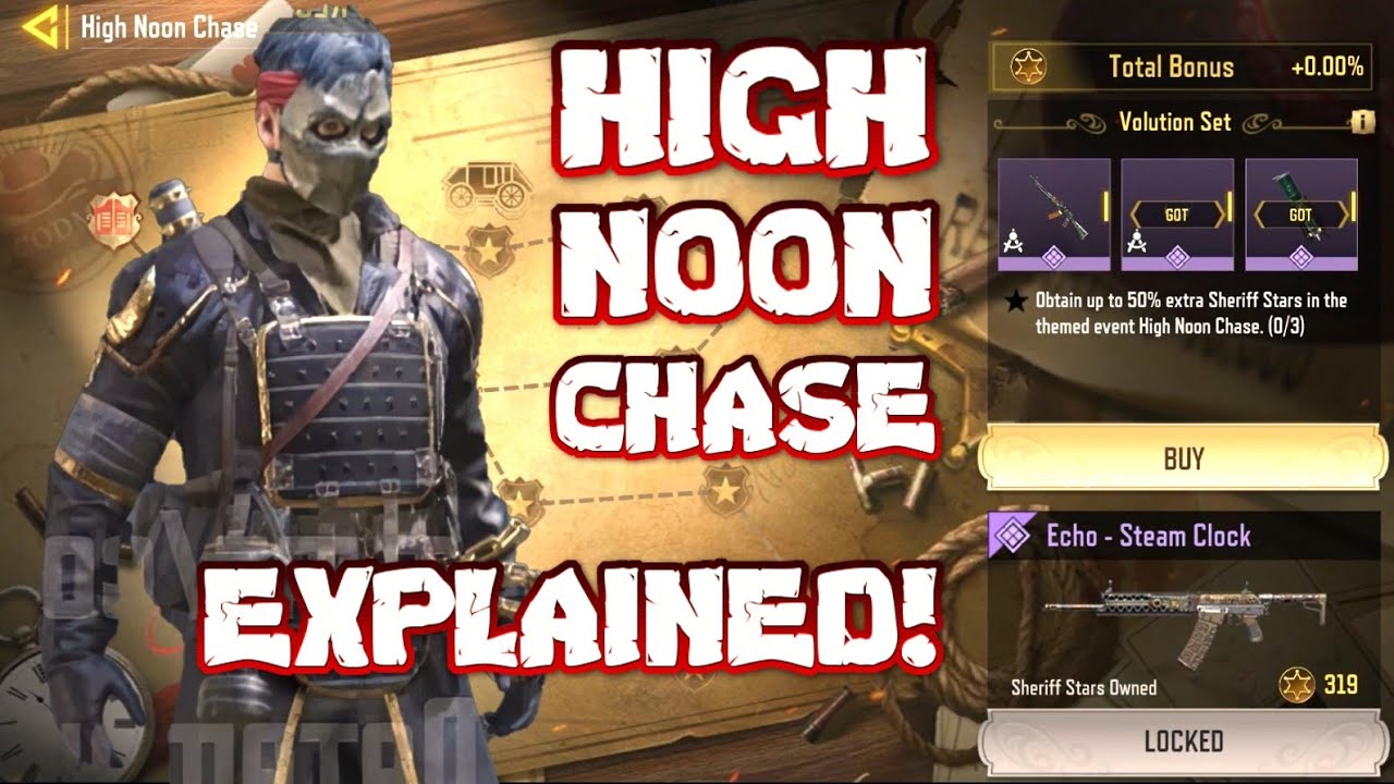 High Noon Chase Event Explained | Tengu Black Gold & Echo Steam Clock ...