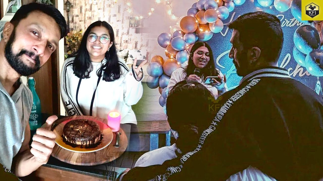 Sudeep Daughter Birthday Celebration Special Video | Kiccha Sudeep ...