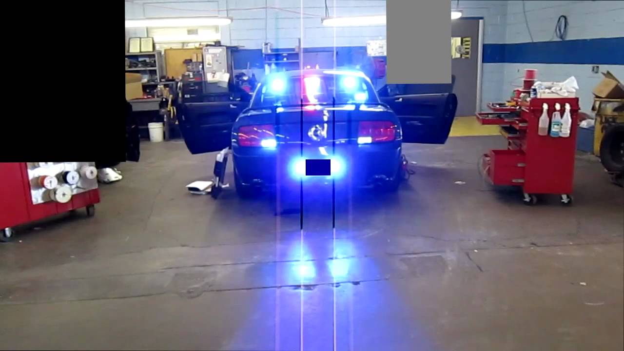 Unmarked Police Mustang - Too many rear lights - YouTube