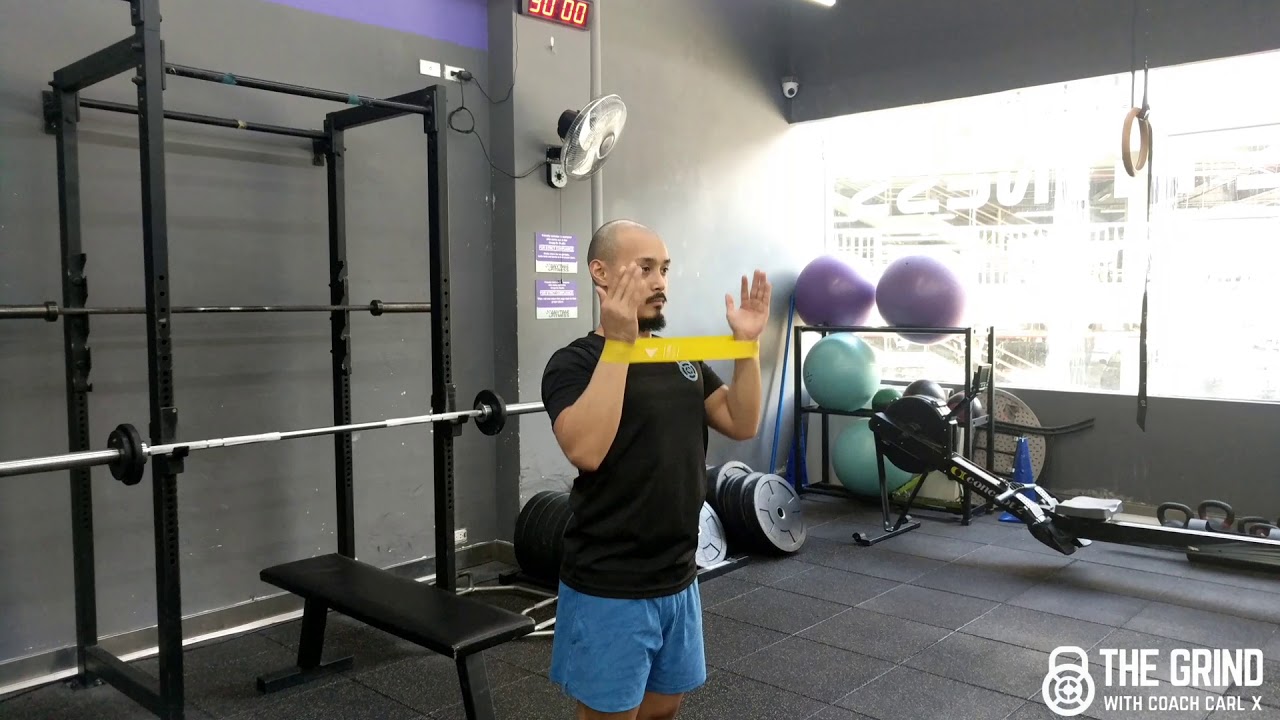 Scap Stab - Banded Vertical Press - YouTube