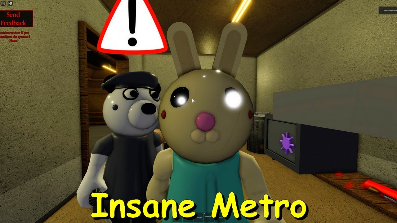 Insane Metro (Piggy Insane Series) - Roblox Piggy Fangame - YouTube