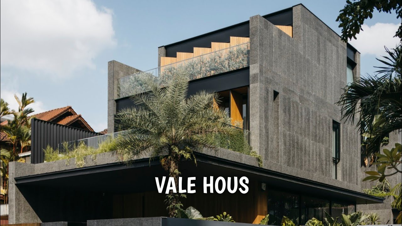 Vale House: A Modern Oasis of Privacy and Nature - YouTube