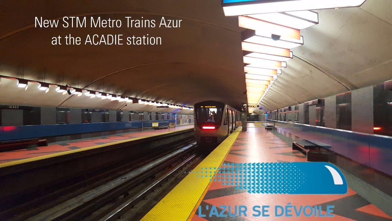 New Montreal's MPM-10 Azur at the Acadie station (IN QHD/60 FPS) - YouTube