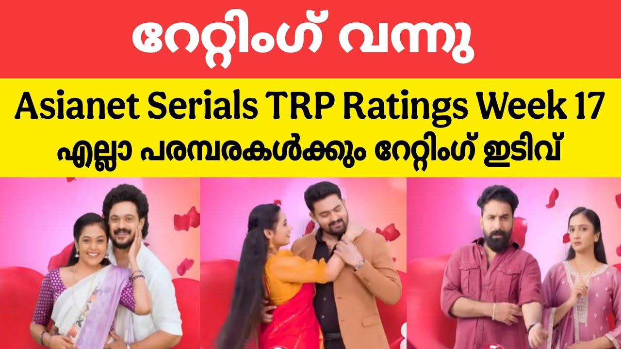 Asianet Serial TRP Rating week 17 |Asianet Serials Ratings |Media ...