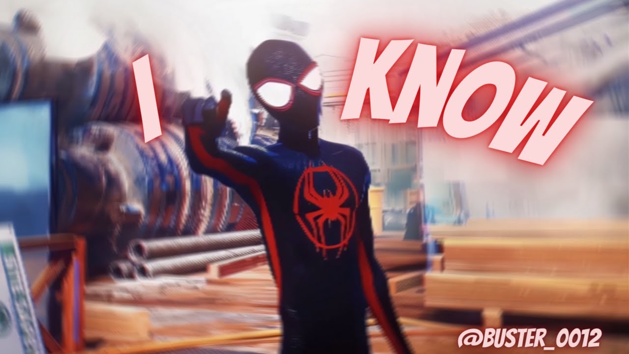 I Know 🕷🕸🕷 (Spiderman Miles Morales Edit) - YouTube