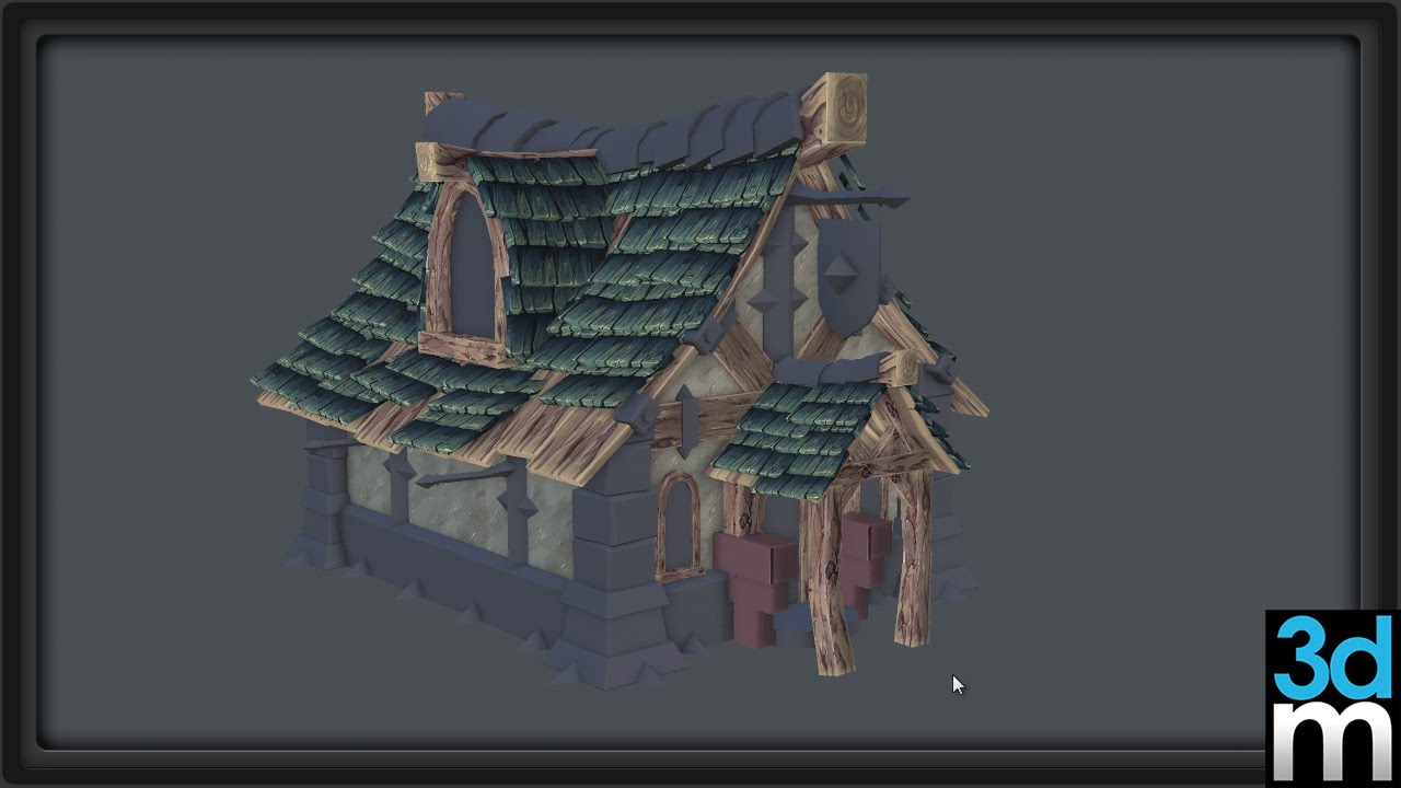 Hand Painted Environment Texturing Pt.3 (3dm Promo) - YouTube