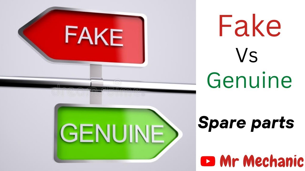 How to find Genuine VS Fake spare parts || @mr_mechanic || TAMIL - YouTube