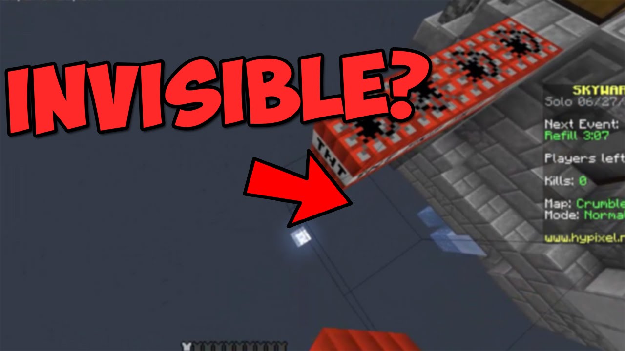Odd Duplicating/Invisible Blocks In Hypixel Skywars Glitch! *Patched ...