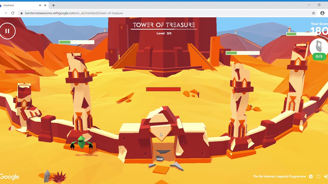 Being Internet Awesome with Interland! #4 Tower of Treasure - YouTube