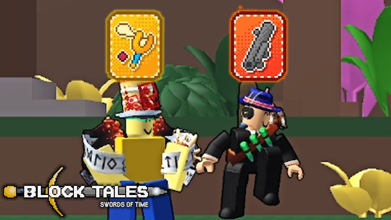 ROBLOX BLOCK TALES DEMO 2 NEW WEAPONS - YouTube