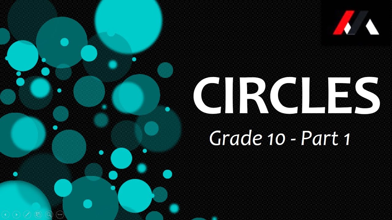Circles - 1 | Grade 10 | Introduction | Circle and Line segment given ...
