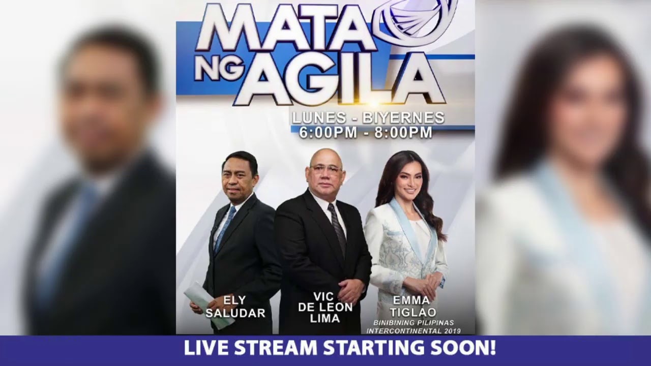 MATA NG AGILA with Media man Ely Saludar | November 16, 2020 - Lunes 6PM - YouTube