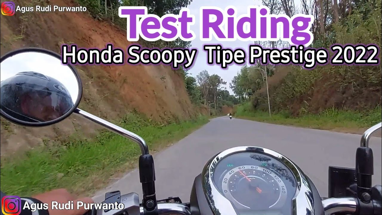 Test Ride Honda Scoopy Terbaru Prestige White 2022 - YouTube