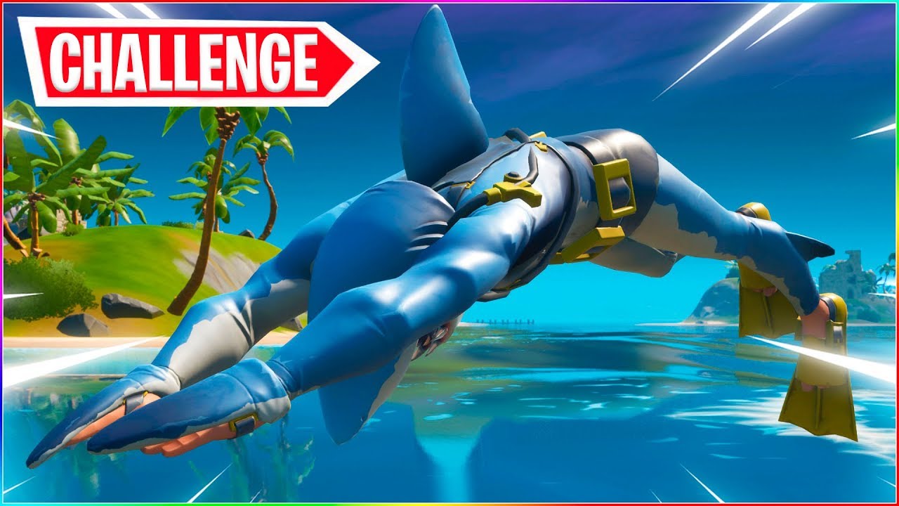 FORTNITE SWIMMING CHALLENGE! | Dansk Fortnite - YouTube