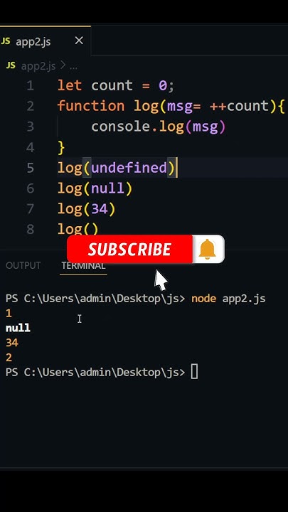 STOP Making This JS Mistake: Default Values Explained (Finally!) #coding #javascript - YouTube