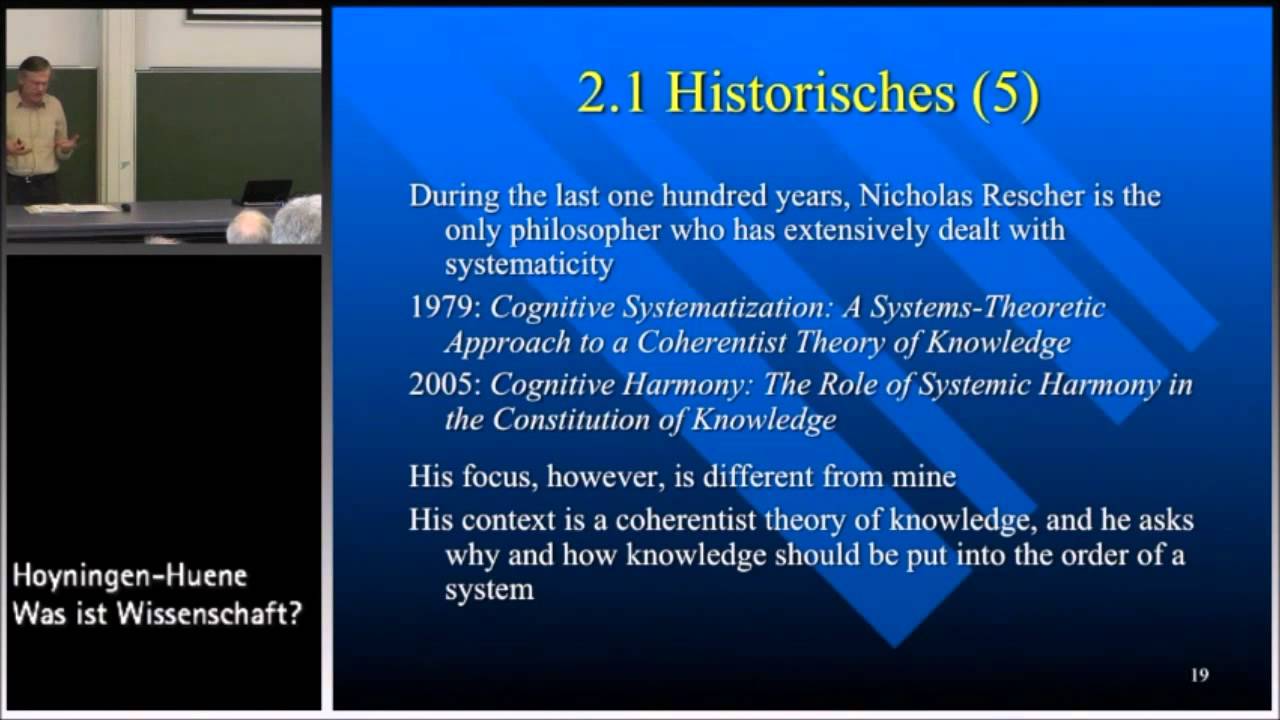 Was ist Wissenschaft? 4: Die zentrale These - YouTube