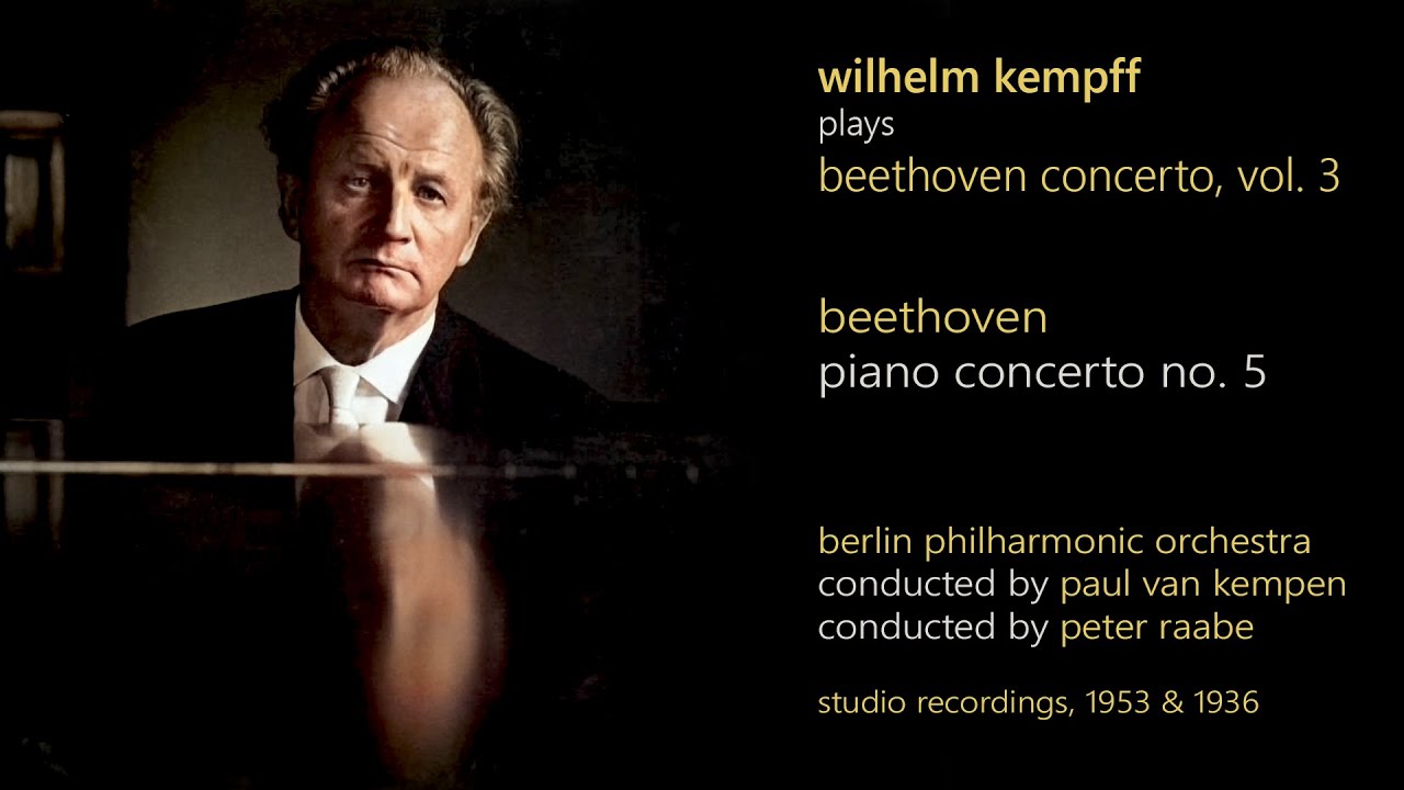 Kempff: Beethoven Piano Concerto No. 5 'Emperor' (1953): Finale ...