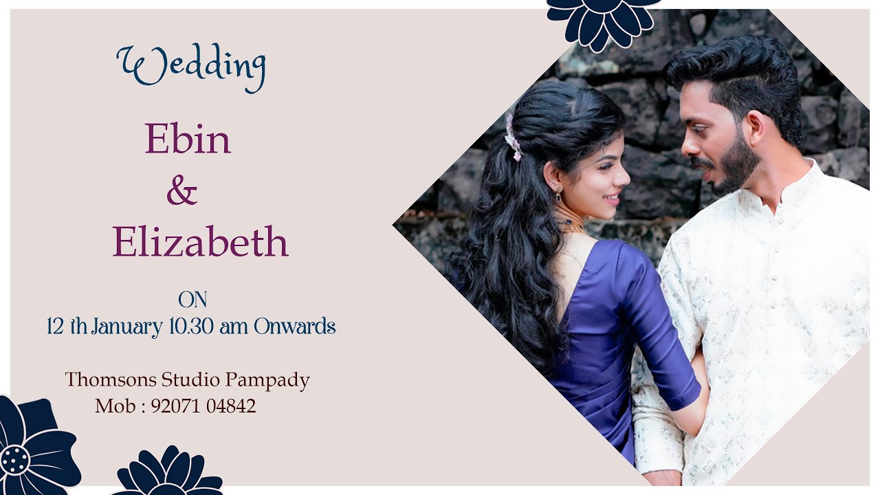 Wedding || Ebin & Elizabeth - YouTube