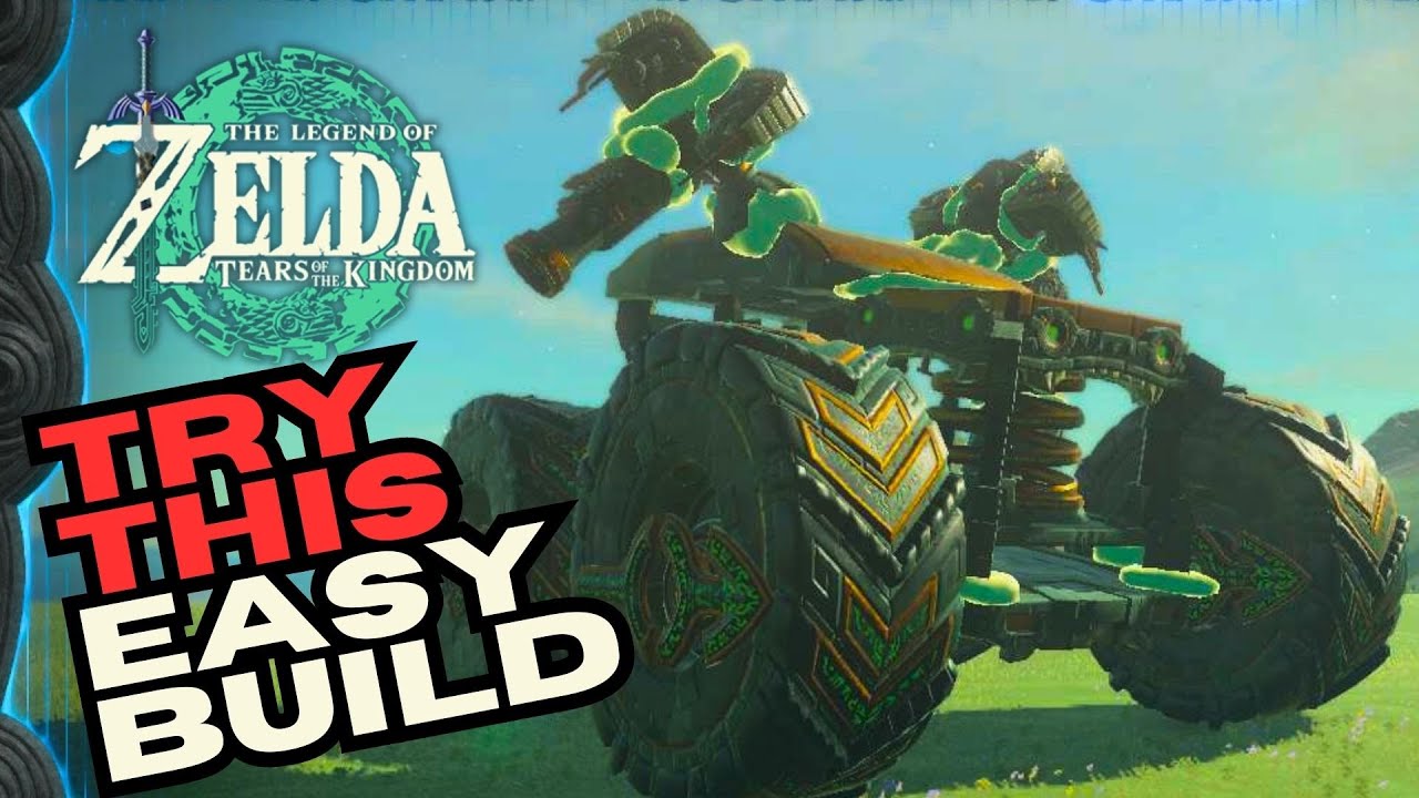 Easy Weaponized Zonai Vehicle Tank Build Guide Zelda - Tears of the ...