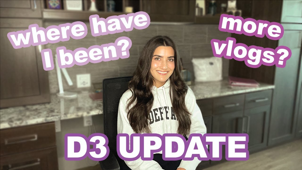 UPDATE - Life as a D3 & why I haven't posted in a while - YouTube