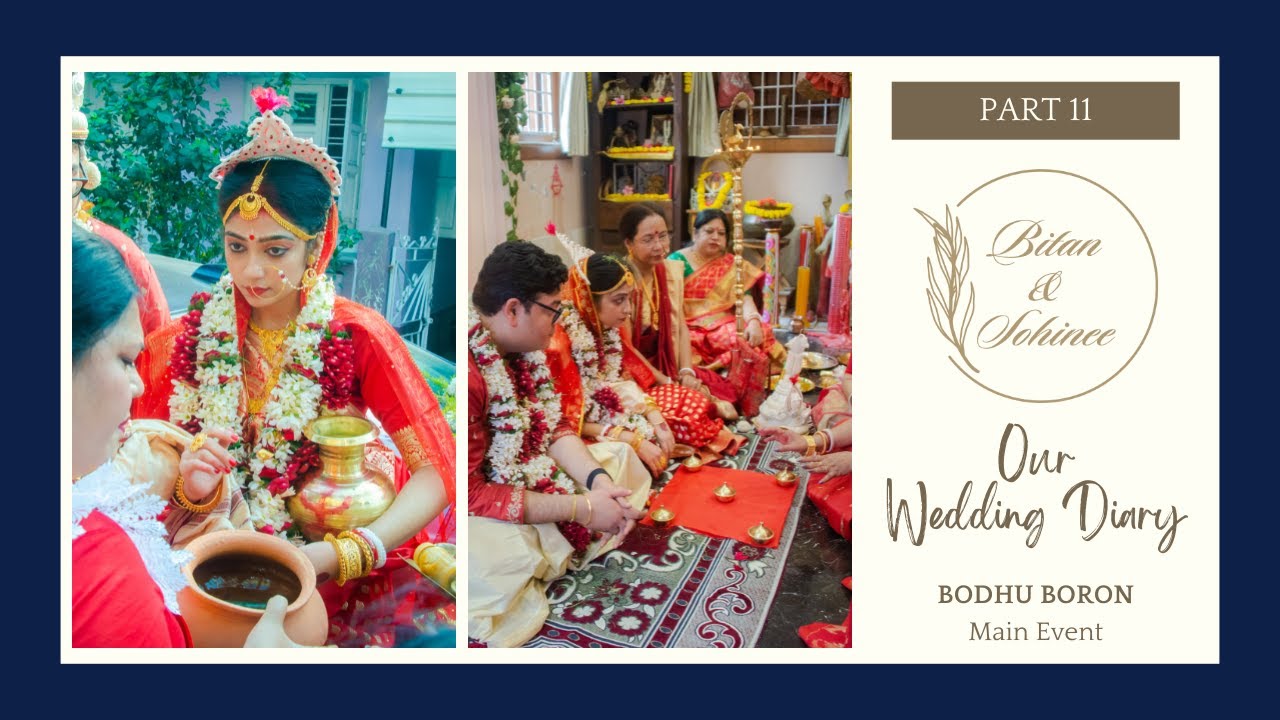 Bitan weds Sohinee | Bengali Wedding | Bodhu Boron | Kolkata | Part 11 ...