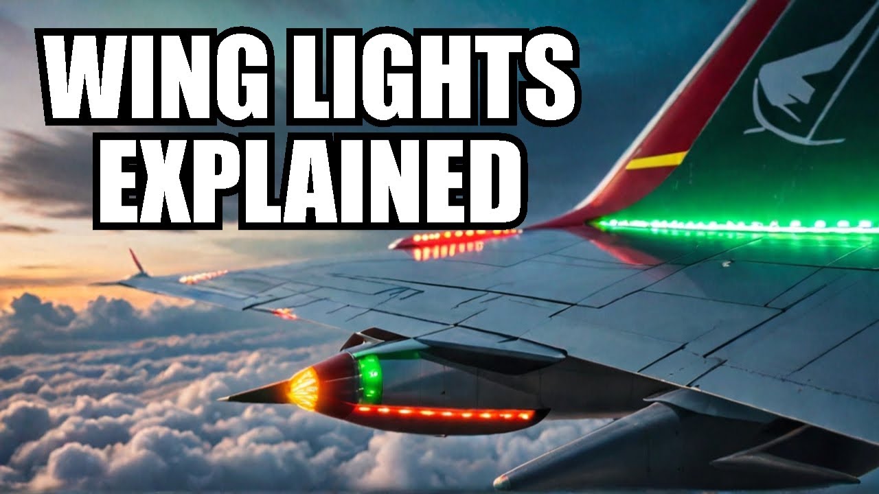 Red and Green Lights on Airplane Wings? Here's the REAL Reason They're ...