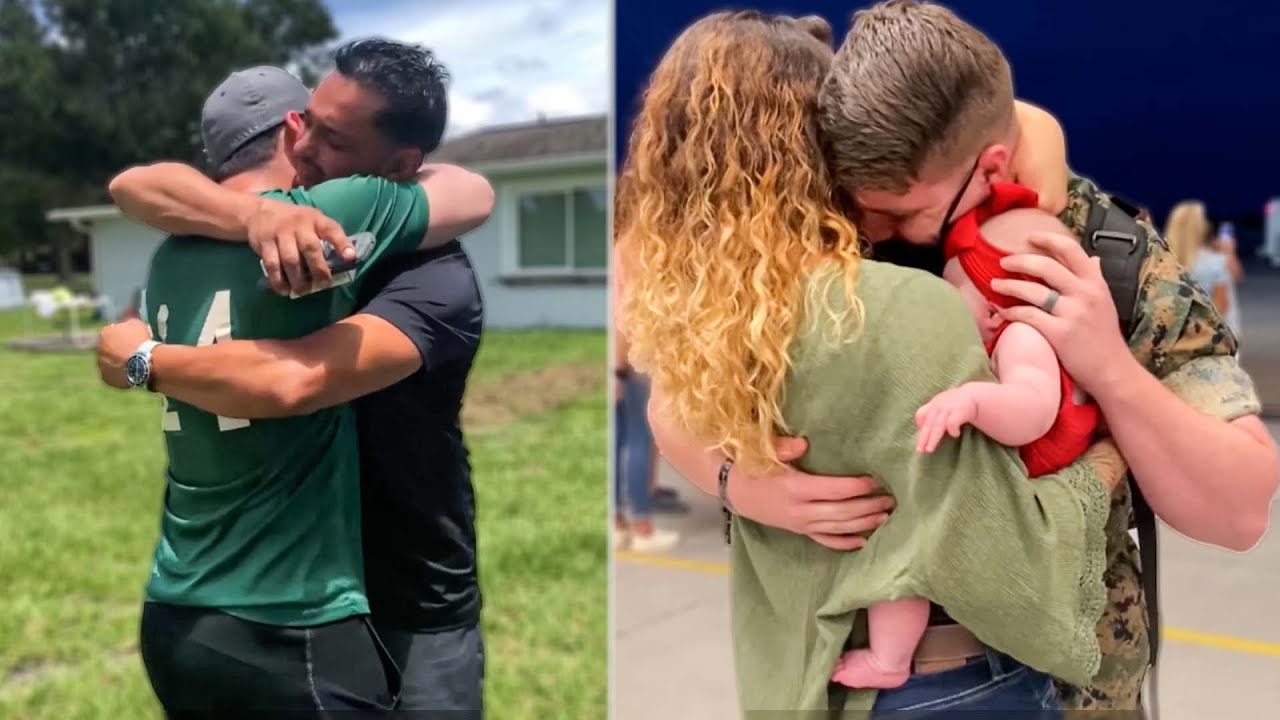 Most Emotional Soldier Homecoming Compilation || Heartsome 💖 - YouTube