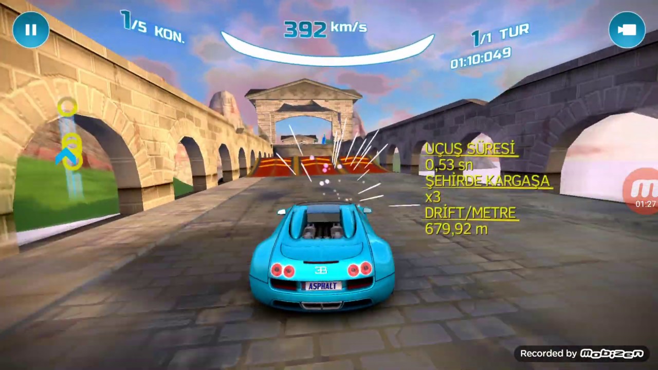 Asphalt nitro Bugatti veyron italy - YouTube