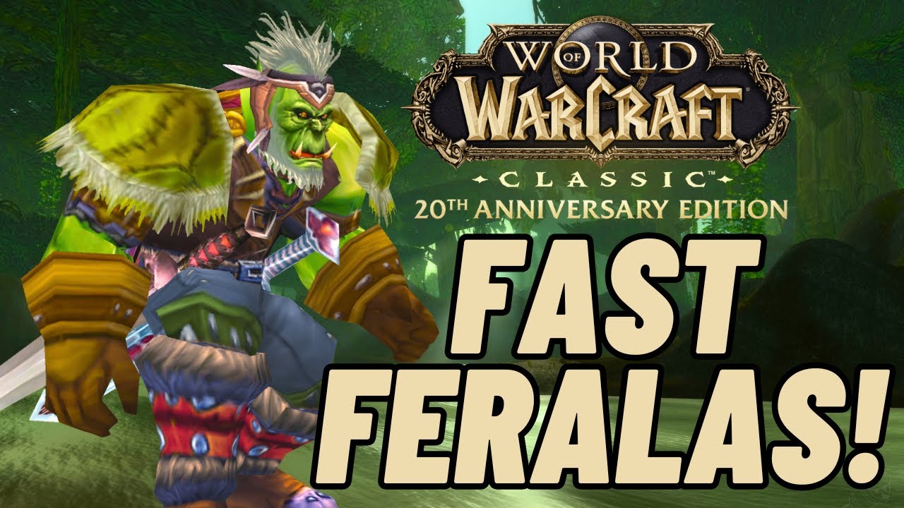 WoW Classic Orc Rogue! Speeding Through Feralas! - YouTube