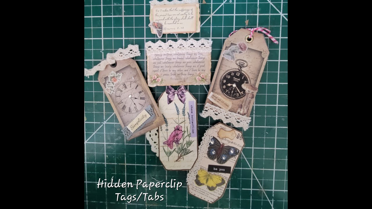 Hidden Paperclip Tags/Tabs - YouTube