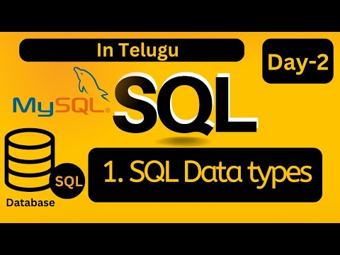 SQL Day-2 tutorial for beginners in telugu || @ComputerW0rld #sql #mysql #database #trending ...