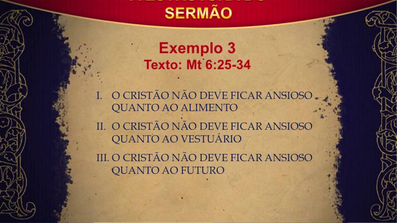 243 Aula 5 A Estrutura do Sermão parte 1 - YouTube