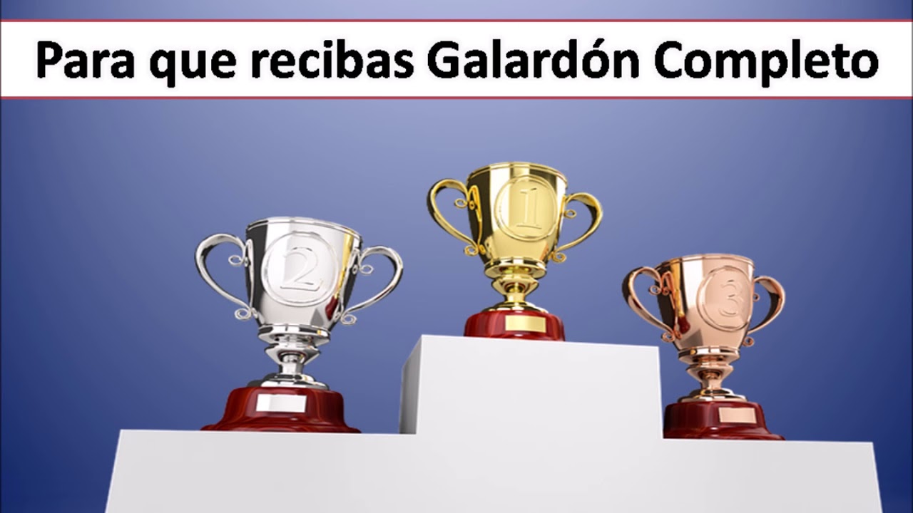 Para que recibas Galardón Completo - YouTube