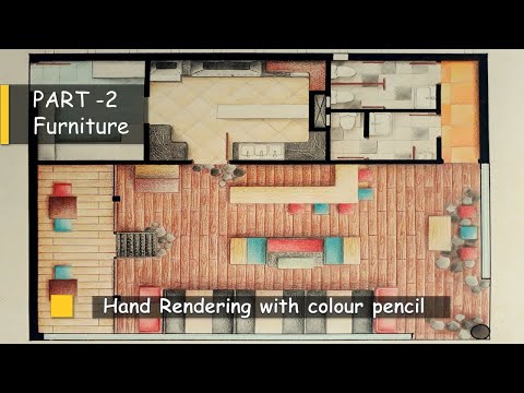 Architectural Site Plan Pencil Renderings