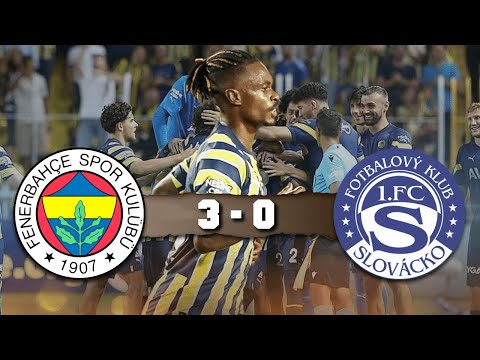 FENERBAHÇE vs FC SLOVÁCKO - Match Highlights | 2022-23 UEL Qualifiers | Emre, Lincoln